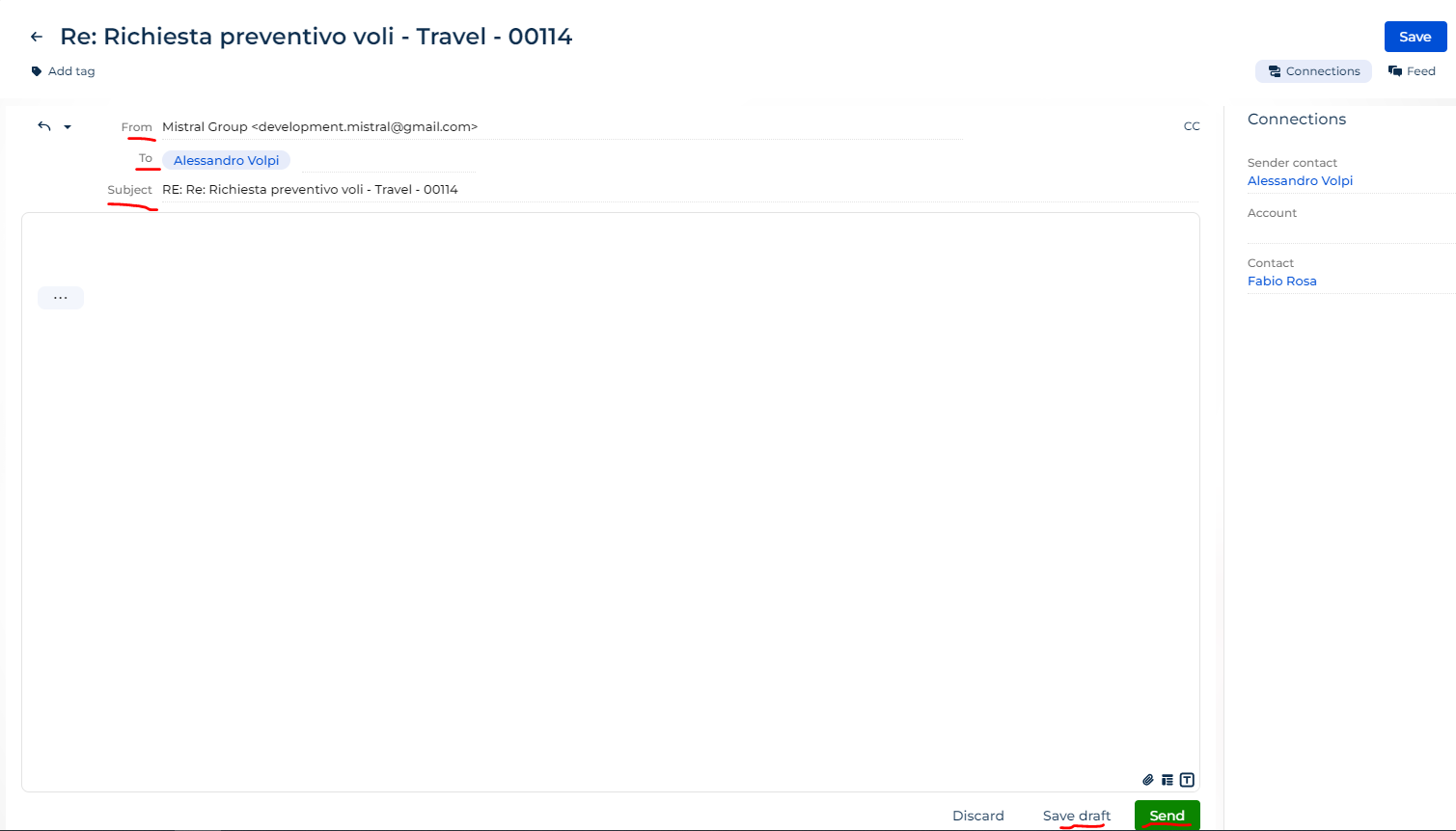Email Page (Reply Email) | Community Creatio