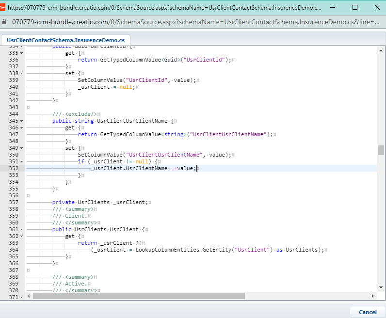 string text field | Community Creatio
