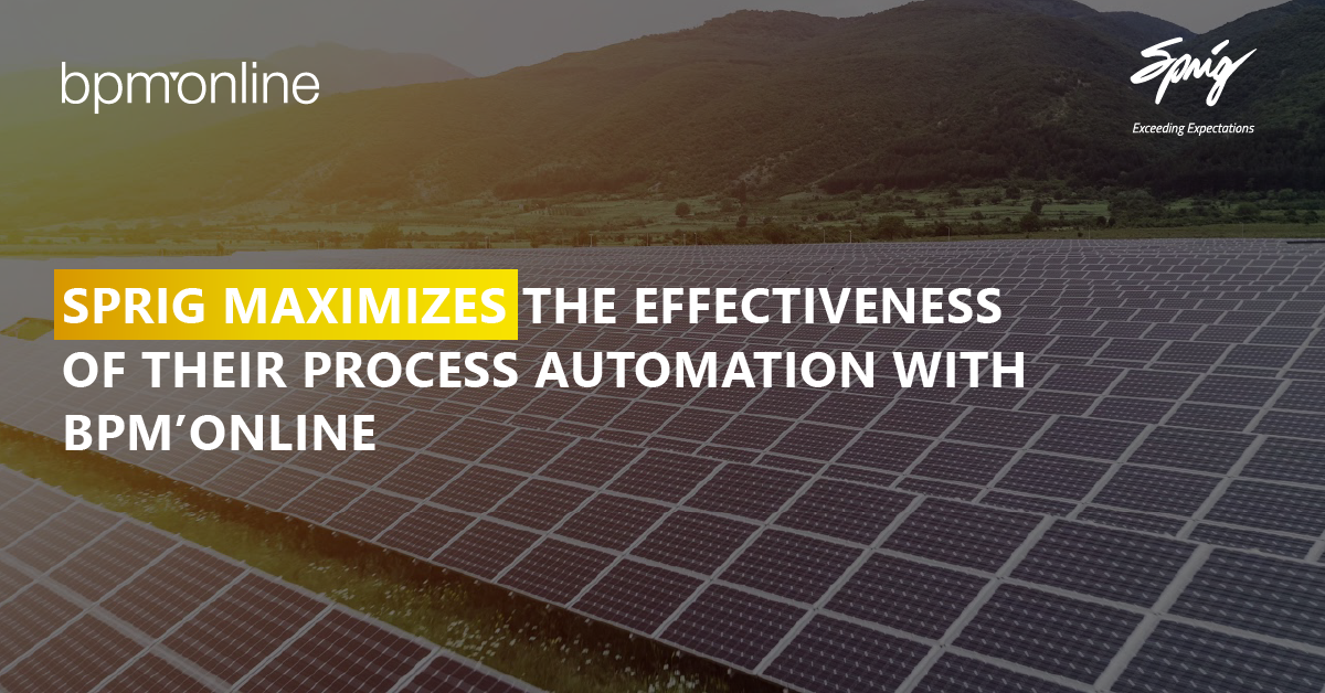 Sprig maximizes the effectiveness of their process automation with ...