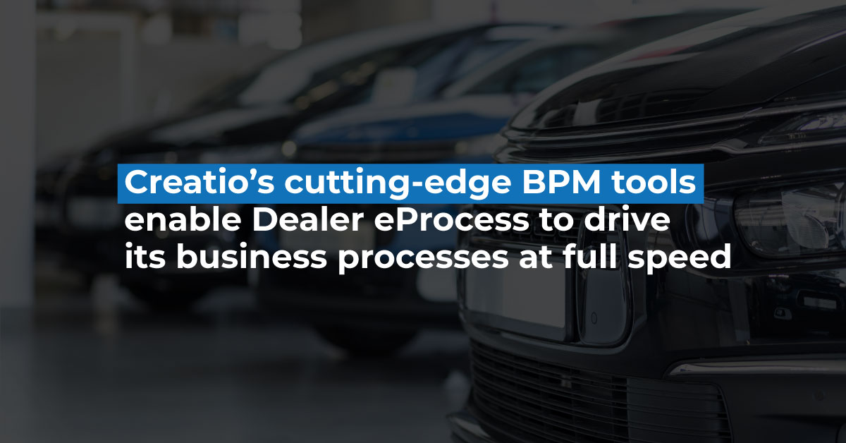 Streamlining car dealership services with Creatio BPM solutions | Creatio
