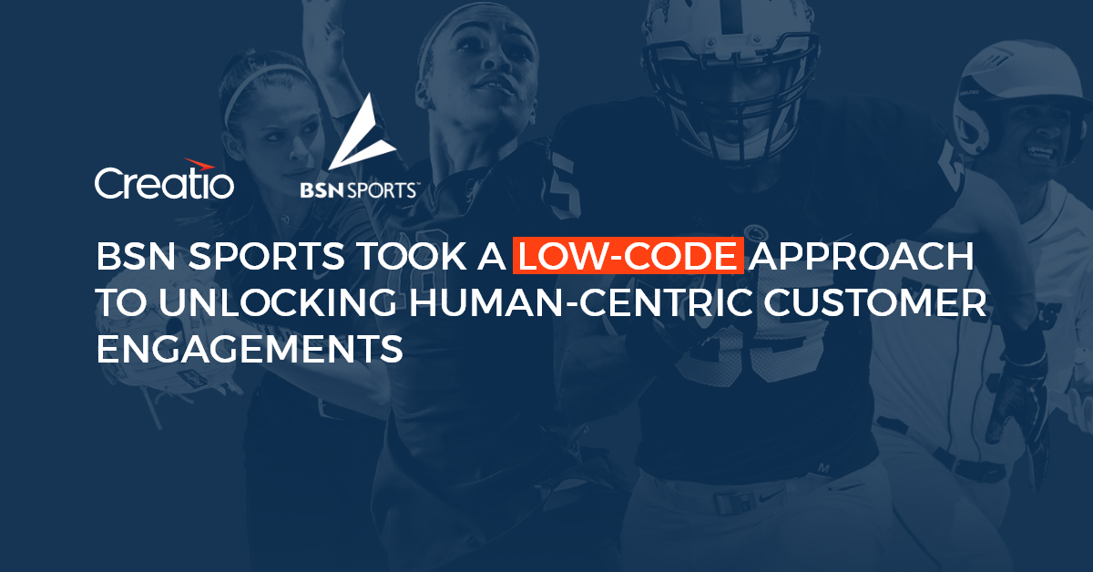 BSN Sports took a low-code approach to unlocking human-centric customer ...