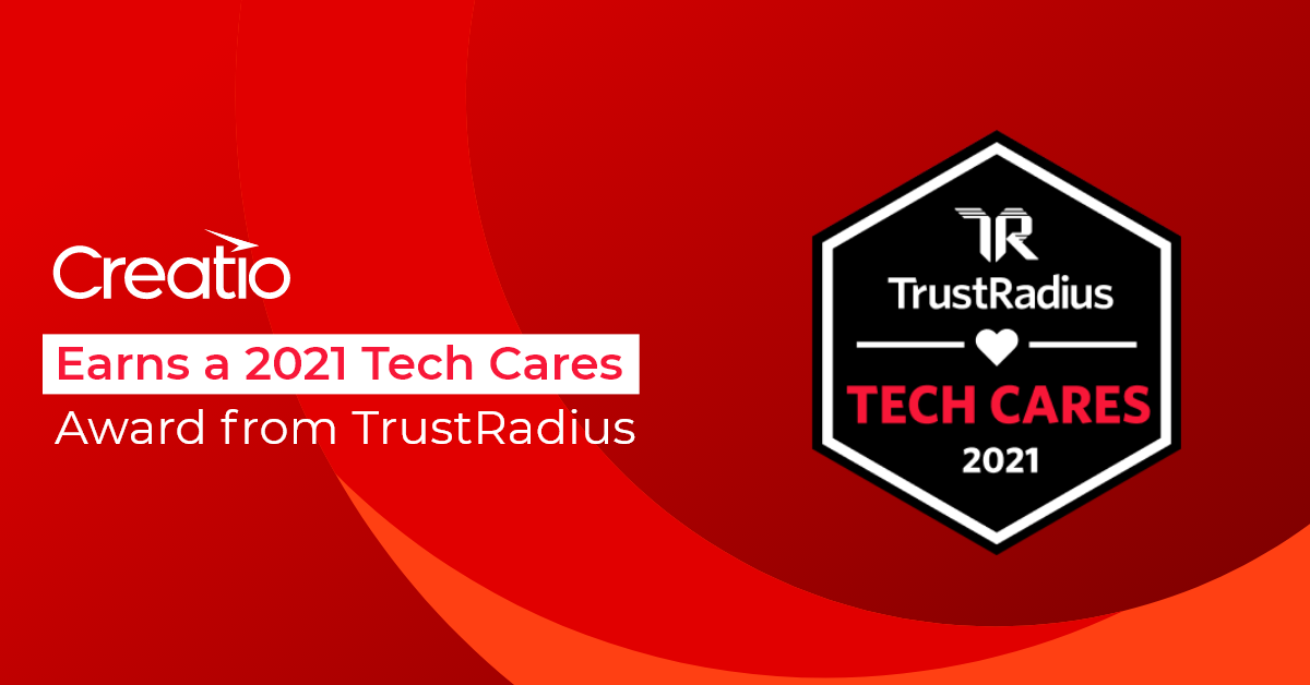 Creatio Recognized for Giving Back to the Community with a 2021 Tech ...