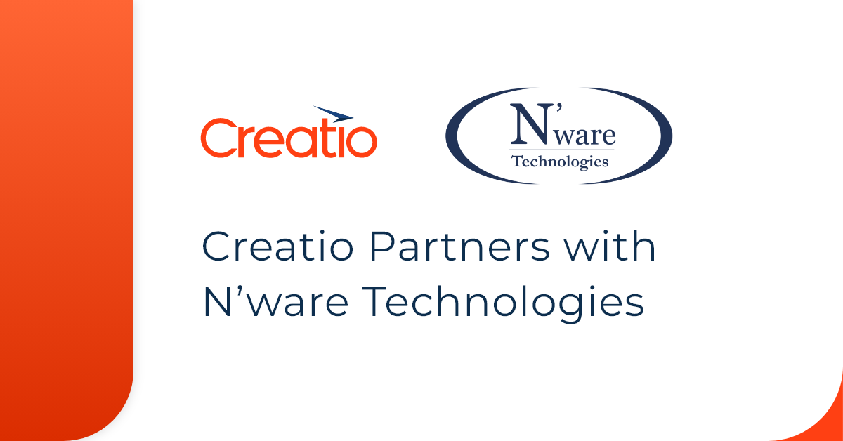 Creatio Partners with N’ware Technologies to Empower More Manufacturers ...