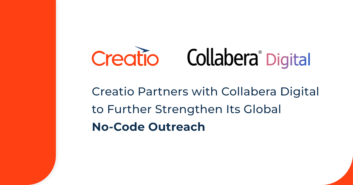 Creatio Partners with Collabera Digital to Further Strengthen Its ...