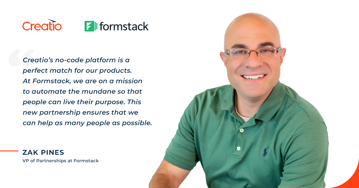 Creatio Partners with Formstack to Provide its Customers with AI-powered Data Capture and ...