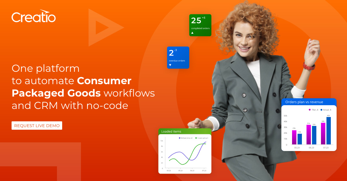CPG CRM & Workflow Automation Software with No-Code | Creatio