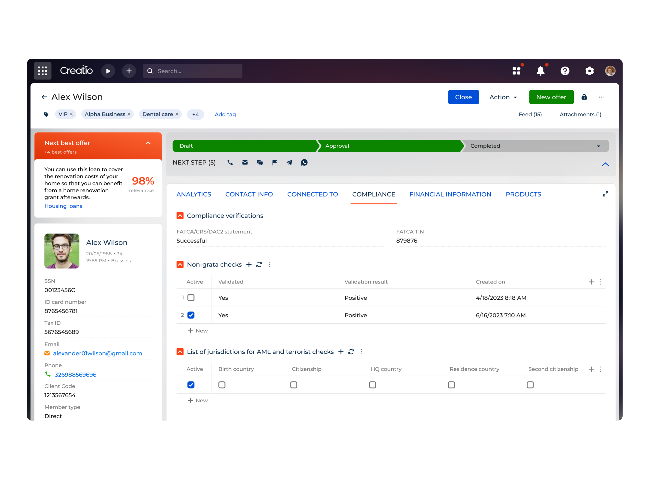 Credit Unions CRM & Workflow Automation Software with No-Code | Creatio