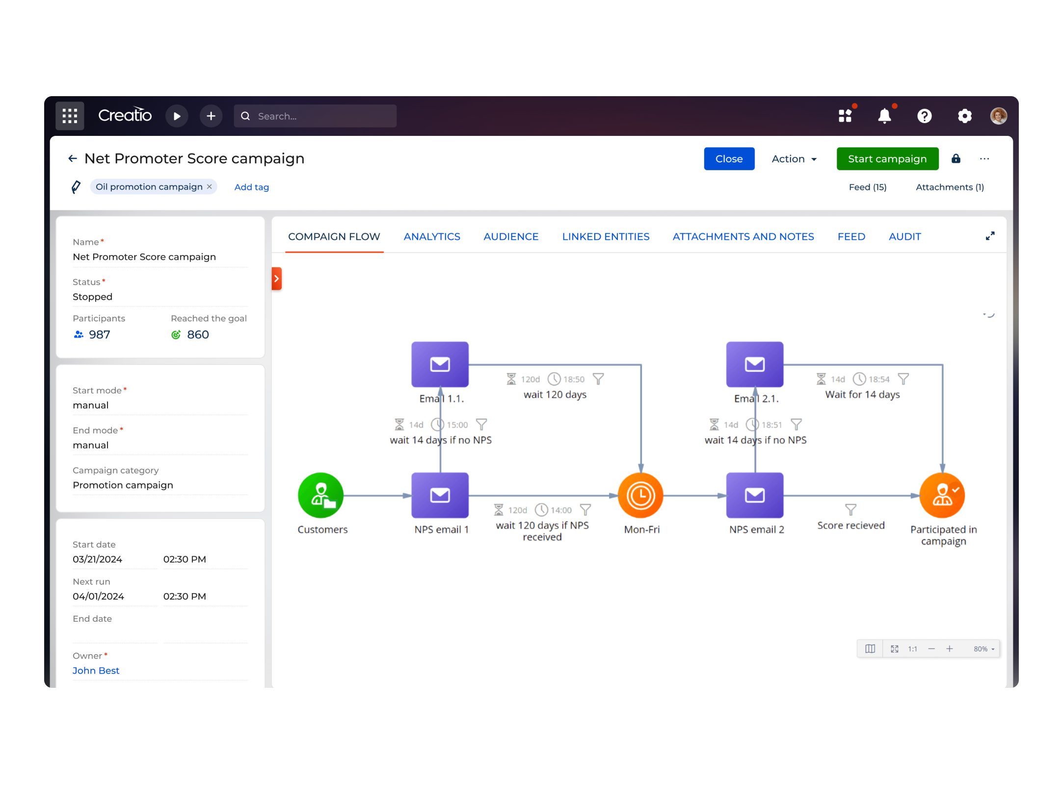 Manufacturing Crm And Workflow Automation Software With No Code Creatio
