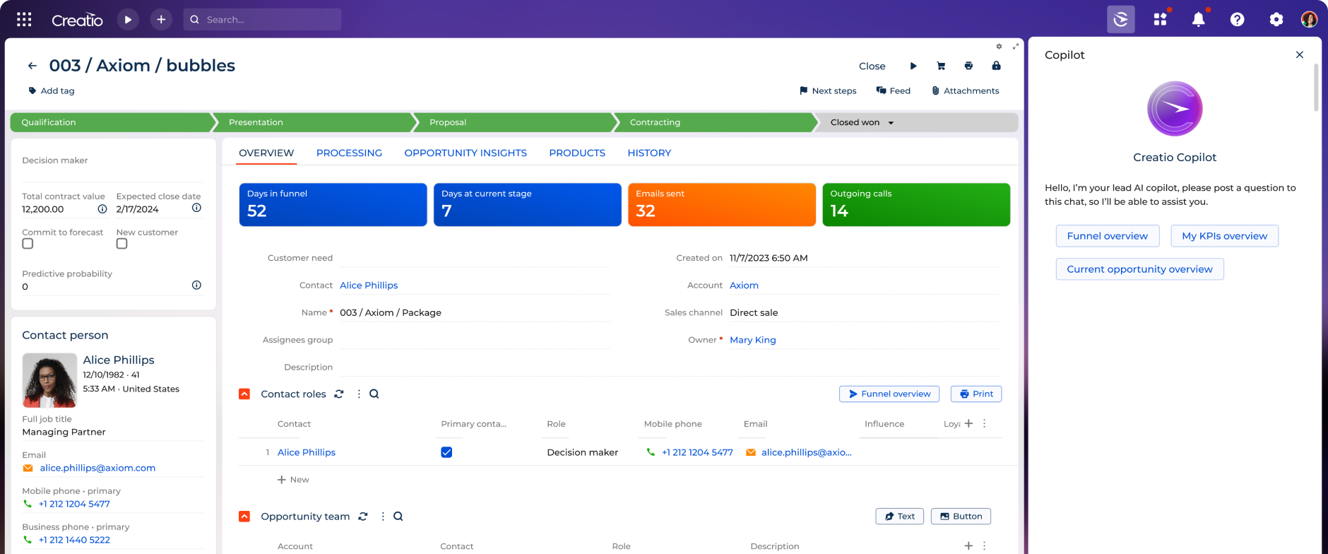 AI-Powered Sales Automation Platform | Creatio