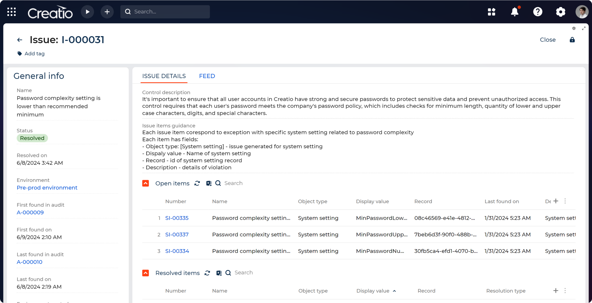 Governance Automation with No-Code Platform | Creatio