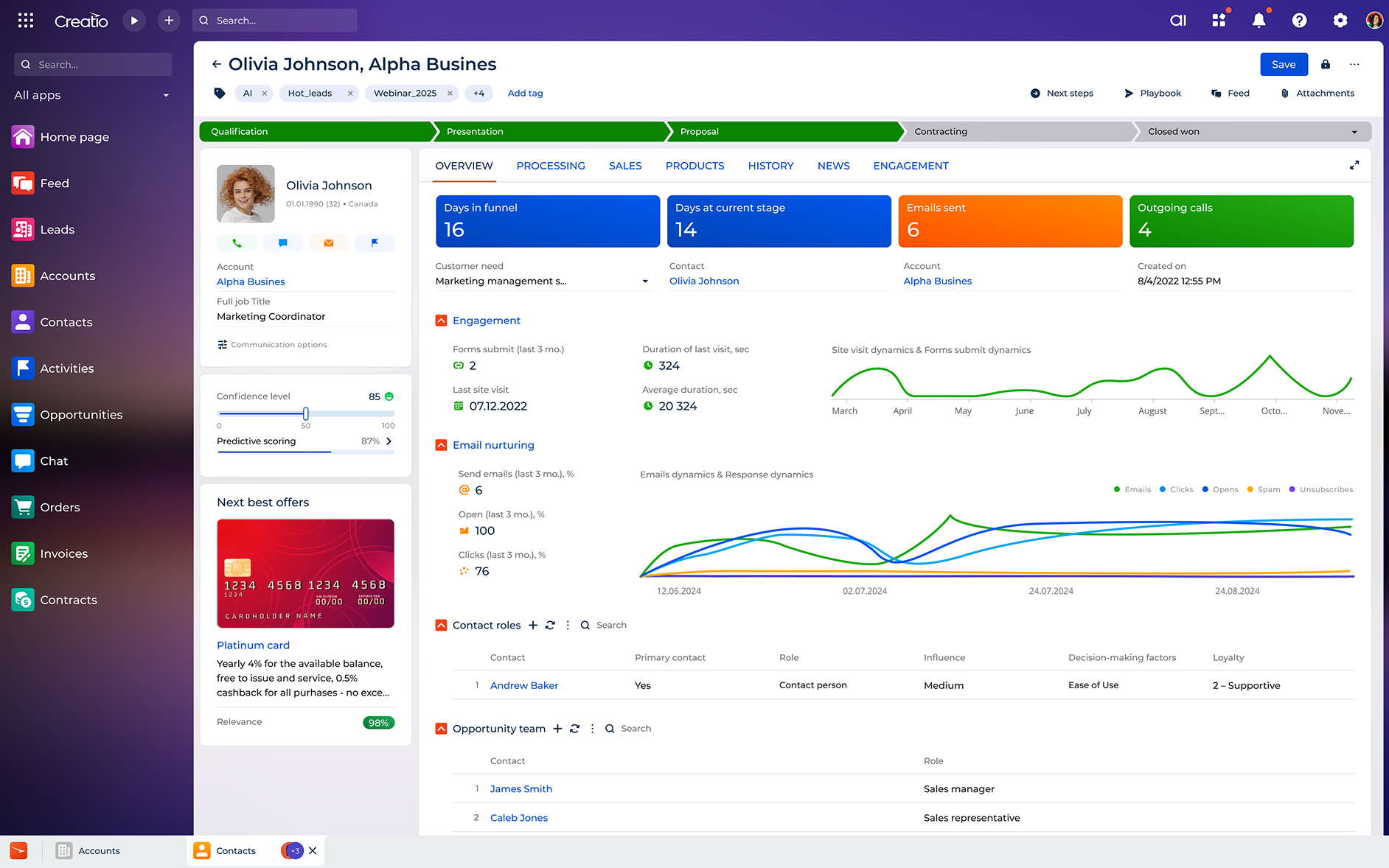 Creatio CRM Demo | Try Today