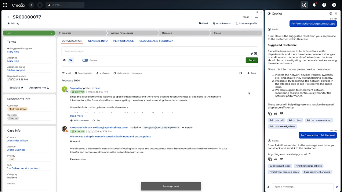 Composable Service Management Platform | Service Creatio