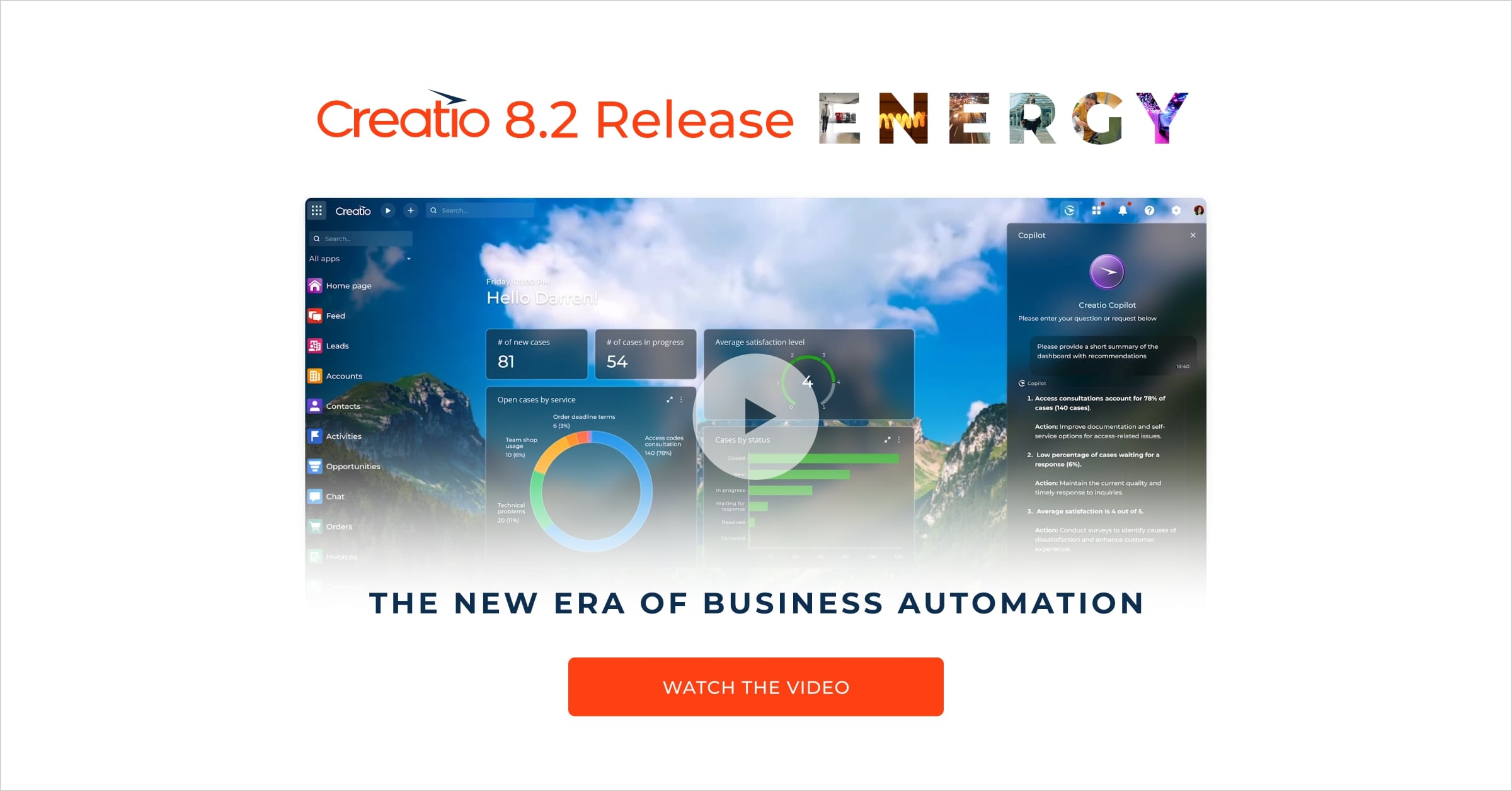 What's new in the Creatio 8.2 Energy Release | Creatio